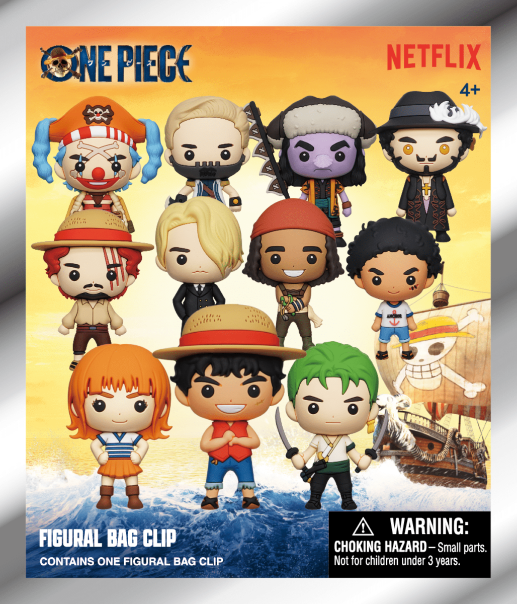 One Piece Netflix Live Action Series 13D Collectable Keychain/Bag Clip ...